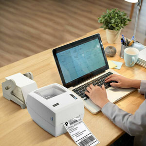 Direct Thermal Perforated Card - 57mm x 38 mm x 38mm - 1000x Labels Per ...