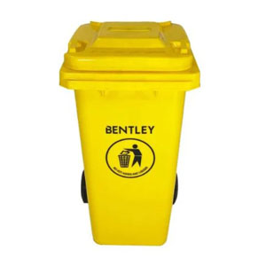 120 Litre Yellow Wheelie Bin - 1 Bin | CLEAN-BIN-14